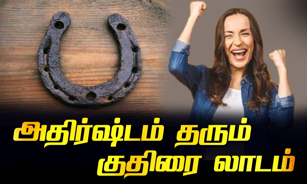 அதிர்ஷ்டம் தரும் குதிரை லாடம் - Astrology Tamil Ladam lucky horse